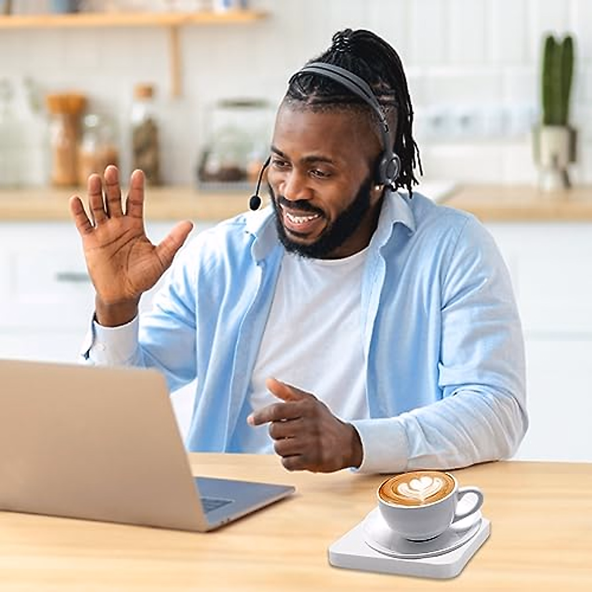 5PCS Water Absorbent Diatomite Coasters, Diatomaceous Earth Coaster Instant Dry Sink Organizer Water Absorbing Stone Tray for Sink, for Bathroom Kitchen Sink Countertop(White)