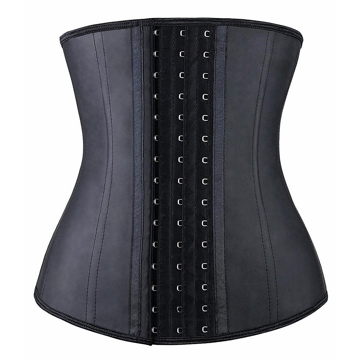 YIANNA Waist Trainer for Women Tummy Control Latex Underbust Waist Cincher Corset Sport Girdle Hourglass Body Shaper,(Black, XS)