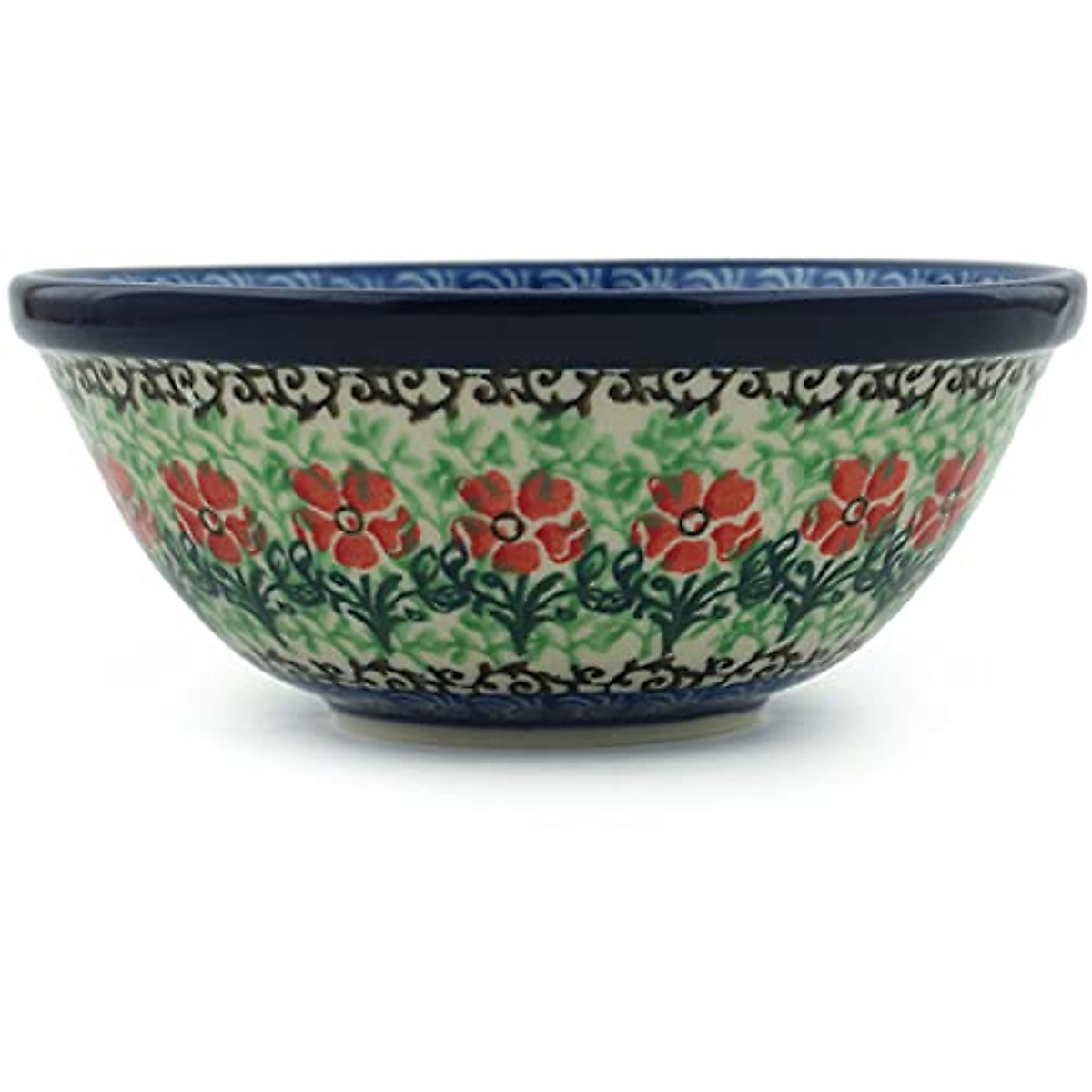 Polish Pottery Bowl 5-inch Maraschino