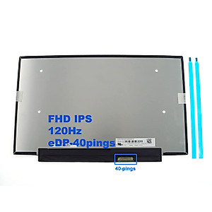 Bayjebu Parts for 14.0 inch FHD(1920x1080) IPS LCD Screen 120Hz 40-pings 72% Gamut Asus ROG GA40L GA401Q LM140LF1F 01 02