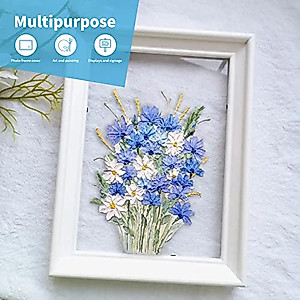 Art3d 5-Pack of 24×36" PET/Plexiglass Sheets, Transparent Clear Flexible Plastic Sheet Panels for Craft, Picture Frames, Sign Blank, DIY Display Project