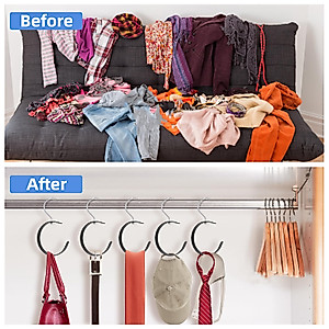 2 Belt Organizers for Collecting Belt Hangers, Ties, Hats, Bags, and Hanging Underwear, reducing Clutter in The Wardrobe