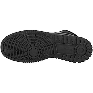 NIKE Men's Basketball Shoe, Black Black Metallic Pewter, 8.5