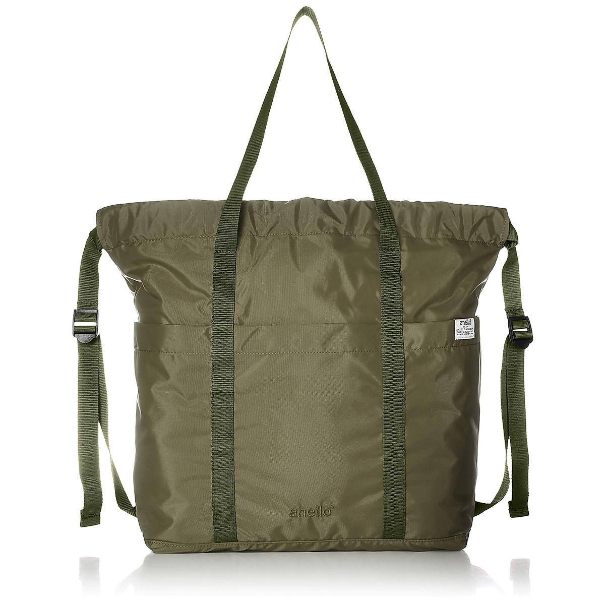anello(アネロ) Women Tote Type Backpack, Olive