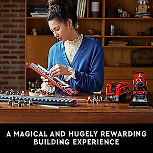 LEGO Harry Potter Hogwarts Express – Collectors' Edition, Iconic Replica Model Steam Train from The Films, Collectible Memorabilia Set for Adults, Celebrate Harry Potter Birthday, 76405