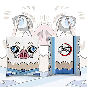 Hashibira Inosuke Totes Bag Canvas Bag Shopping Cloth Bag for Girls Women School Gift