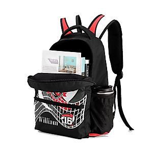 WOWPersonalTailor Personalized Volleyball Star Fashion Lightweight Waterproof Computer Bag with Name Unisex Gifts, 12.2''(L) x 5.9''(W) x 16.5''(H)