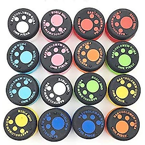 2 Pcs Analog Joystick Stick Cap Thumbstick Thumb Grip Cover Case for PS4 PS3 Xbox One Xbox 360 Controller (Red)