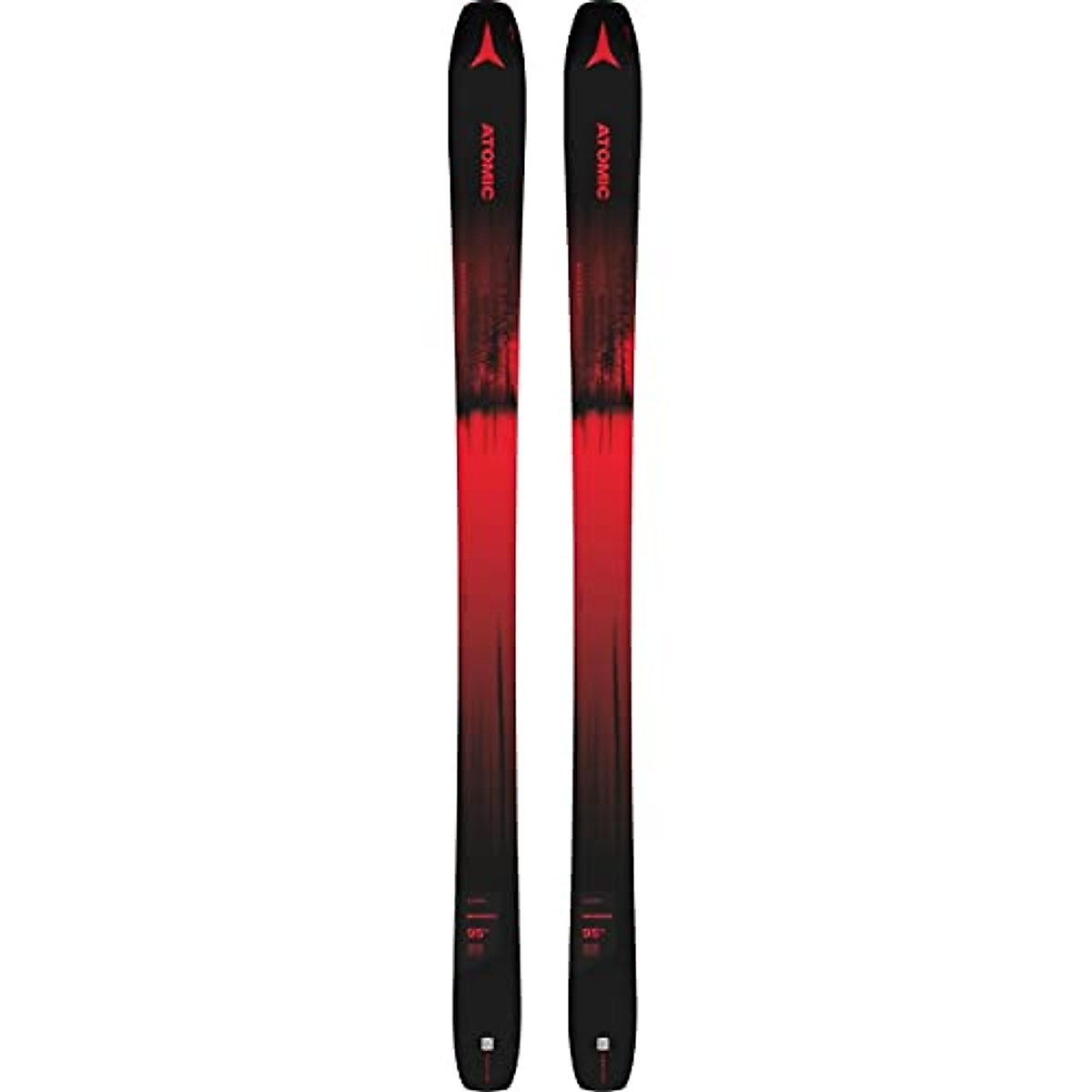 Atomic Maverick 95 Ti Skis Mens Sz 172cm Red Metallic/Black