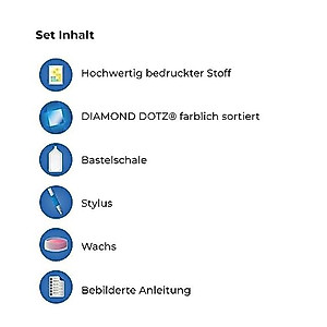 DIAMOND DOTZ DBX.094 Barbie Original 5D Diamond Painting Set DOTZ Box I Believe, Creative Set with Sparkling Diamond Mosaic Stones, Painting Set Approx. 28 x 28 cm, DIY Complete Set for Children from