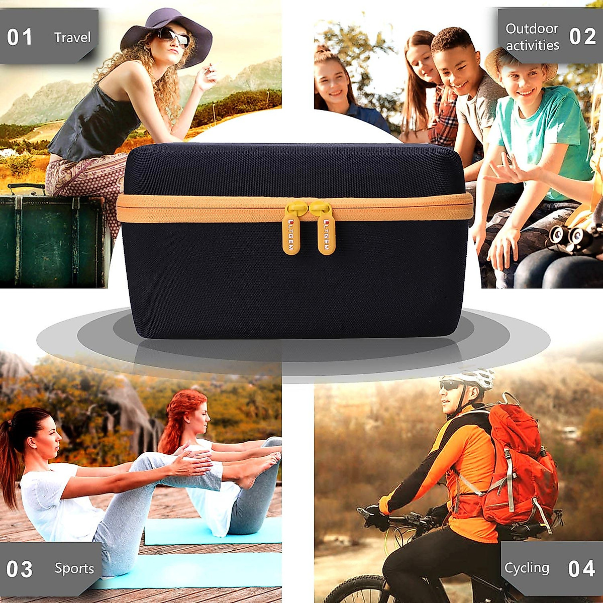 LTGEM Hard Case for DEWALT DCW210B 20V MAX Orbital Sander - Travel Protective Carrying Storage Bag