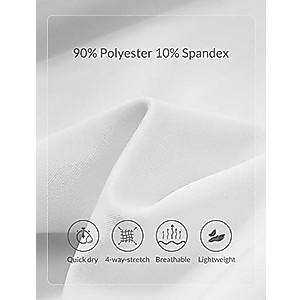 BALEAF Women's Workout Tank Tops Sleeveless Athletic Tennis Exercise Running Shirts with Side Slit White M