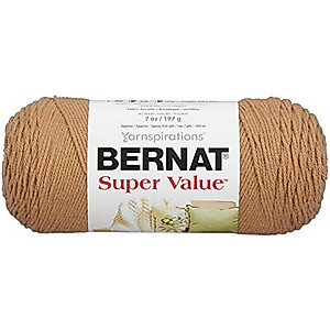 Bernat Super Value Yarn, 7 oz, Gauge 4 Medium Worsted, Topaz