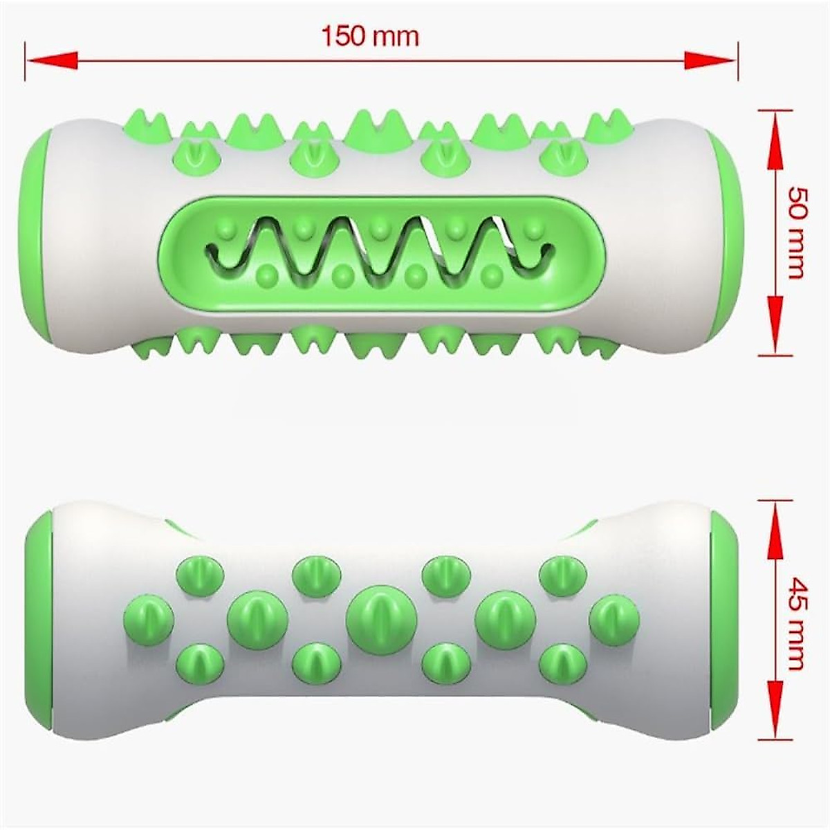 The Poochchew - 2024 Best Dog Chew Toothbrush, 360° Dog Toothbrush Chew Toy, Dog Teeth Cleaning Toy for Aggressive Chewers, Deep Clean, Revolutionise Your Dog's Dental Care (Blue)