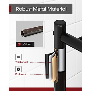 Sakugi Storage Shelves - 5 Tier Shelf Organizer, Heavy Duty Garage Shelving Unit with Leveling Feet, Stable Metal Shelves Organizer for Pantry, Kitchen and Closet, 33.1" W X 12.6" D X 72.0" H, Black