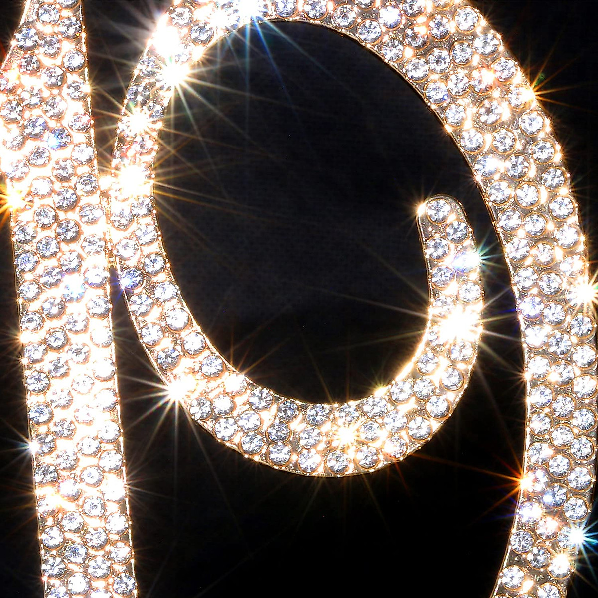 19 cake topper Premium Bling Rhinestone Diamond Gems for Birthday or Anniversary Party Decoration Ideas