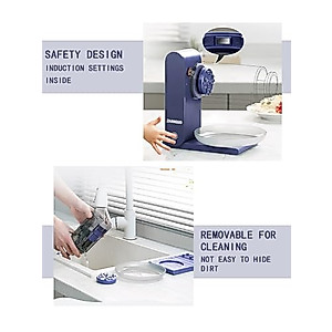 Shaved Ice Machine Electric Rechargeable Snow Cone,Kitchen Table-Top Ice Crusher for Slushies,can make Ice Cream,Smoothie,with 2 Silicone Ice Mold