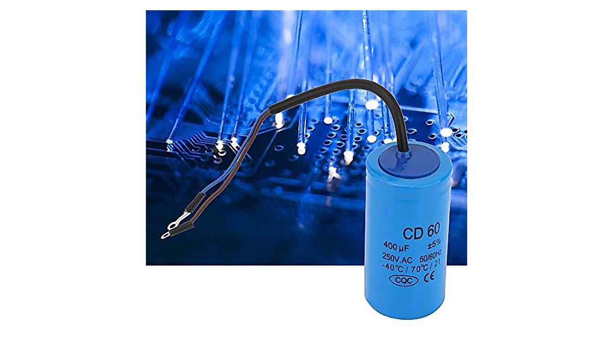 CD60 Run Capacitor 250V 400uF for Motor Start & Air Compressors