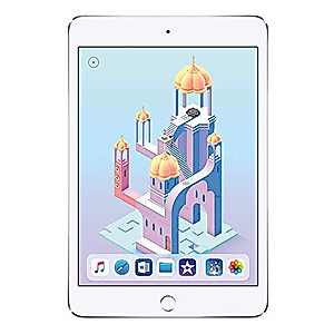 Apple iPad Mini 4, 128GB, Silver - WiFi (Renewed)