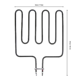 TOPINCN Stainless Steel Sauna Electric Heat Tube Straight Heat Sauna Heating Elements Component Heating Elements for Sauna Stove(SCA-2000W)