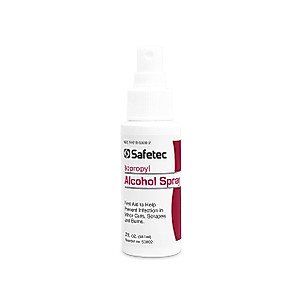 Safetec Isopropyl Alcohol Spray 2oz (Pack of 6)