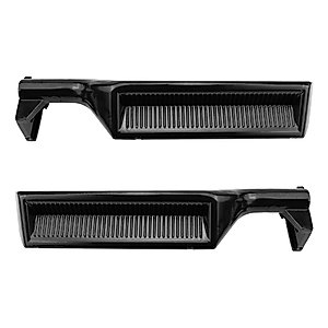All Metal Interior Door Handle Fit for Ford Bronco F150 F250 F350 F53 F59 F800 1987-1996, Right Left Front Driver &Passenger Side Pair Replaces E7TZ-1522601-A, E7TZ-1522600-A, 77177, 77178 (Black)