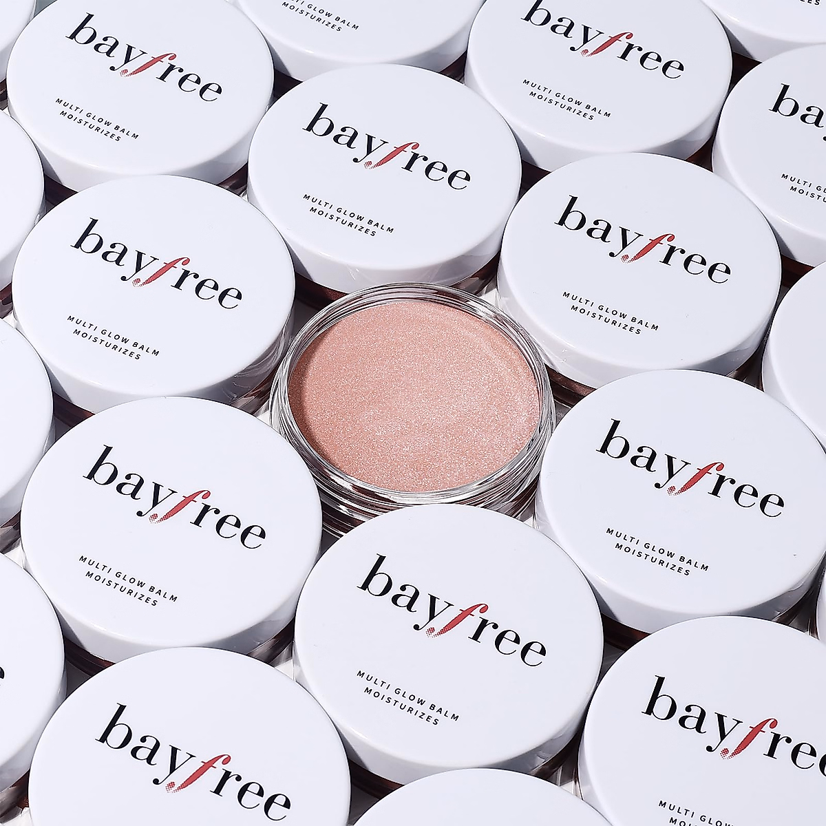 bayfree Multi Glow Balm, Cream Blush for Cheeks, Blush Balm Face Makeup, Radiant Finish, Hydrating, Creamy, Lightweight & Blendable Color, Face Balm, 0.63 Oz (Dewy)
