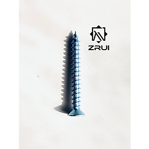 Drywall Screws Assortment Kit, Self Tapping Screws for Plastic, Wood, Drywall, Metal, Flat Head Screws, Multi Purpose Blue Carbon Steel, M6, 7 Different Sizes, 280pcs, Screw Set Assortment