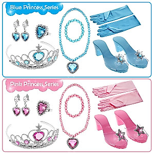 Princess Toys for 3 4 5 6 7 8 Year Old Girls,Toddler Little Girl Toys ages 3+ Year Old Birthday Easter Halloween Christmas Gifts Princess Dress Up Shoes Exquisite Box Indoor Outdoor Party Games