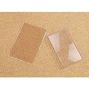 Yueton Pack of 10 Credit Card Sized Magnifying Lenses, Wallet Magnifiers 3X Lenses