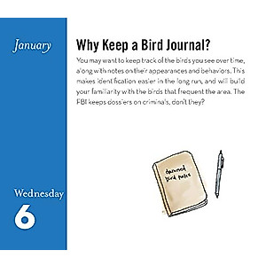 Dumb Birds of North America 2021 Daily Calendar: (One Page a Day Calendar of Funny Bird Facts, Humor Daily Calendar about Birds with Bird Artwork)
