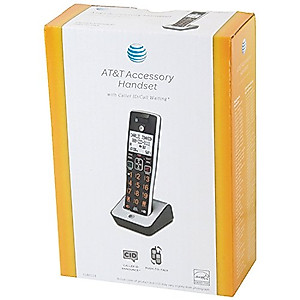 AT&T CL80113 DECT 6.0 Accessory Handset with Caller ID and Call Waiting, Black