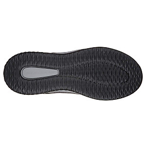 Skechers Men's Classic Fit-Delson-Camden Sneaker, Black/Grey, 9 M US