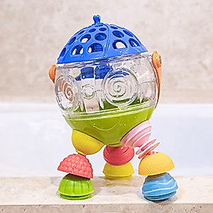 Lalaboom 3-in-1 Splash Ball And Educational Pop Beads Bath Toy - 12 Pieces - Ages 12 Months to 4 Years - BL510