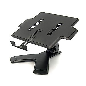 Ergotron – Neo-Flex Elevated Laptop Stand for Desk, 6 Inch Adjustable Height – for Laptops up to 21 Inches – Black