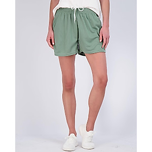 4 Pack: Womens Ladies Mesh Active Athletic Walking Training Quick Dry Fit Sweat Shorts Tennis Women Casual Workout 4" Inseam Summer Lounge Basketball Yoga Jersey Gym Running Comfortable- Set 4, M