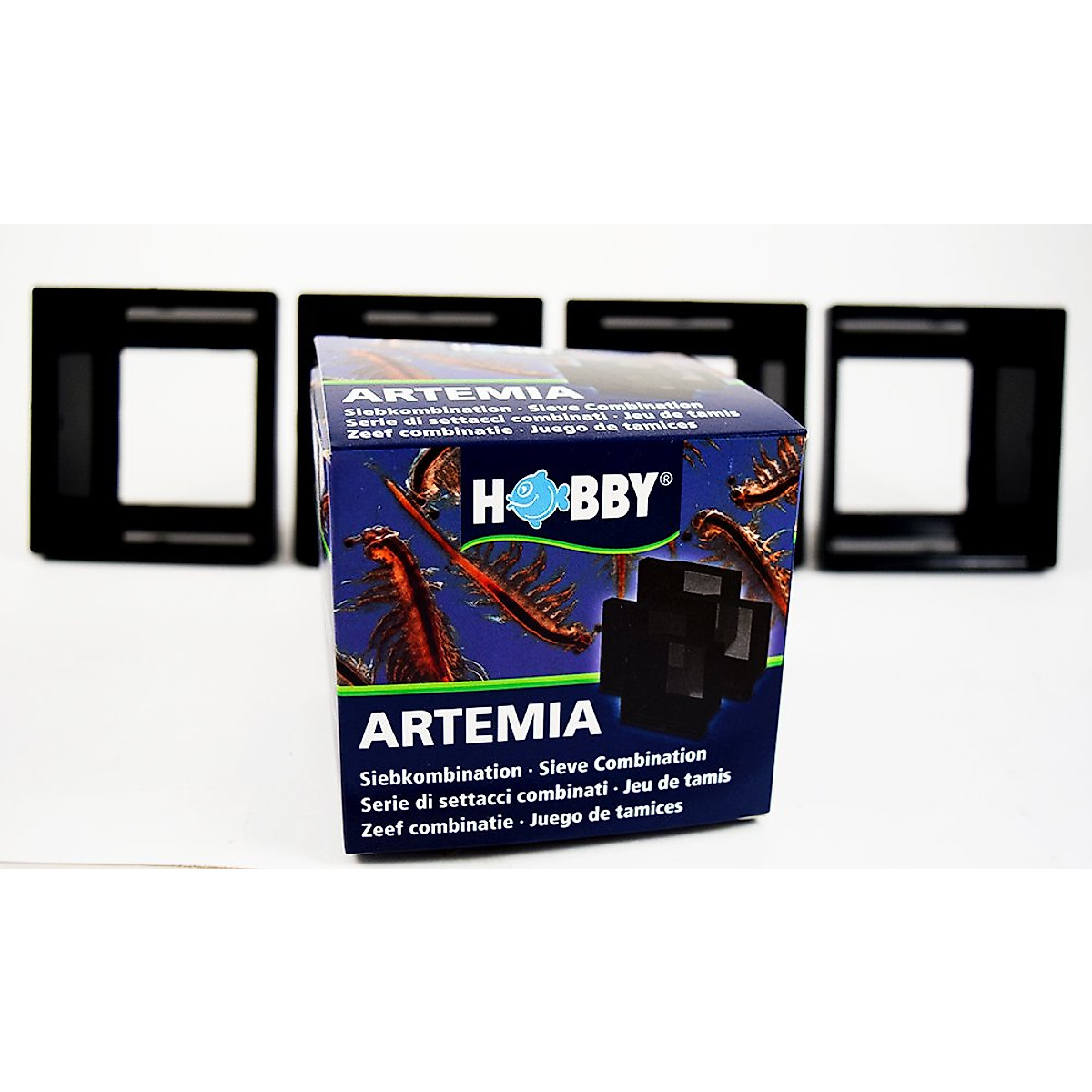 Brine Shrimp Direct Combination Sieve Set (4 Stackable Sieves)