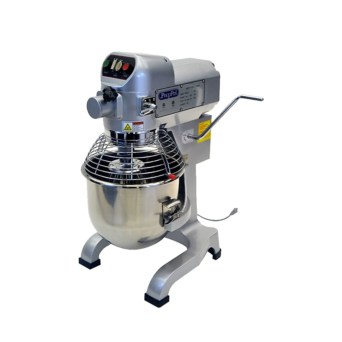 Atosa USA, Inc. PPM-20 Commercial 20 Quart Planetary Mixer #12, Floor Model, Gear Driven, 3 Speed Controls, 30-Min Timer, Electric 115V