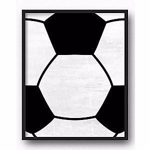 Brooke & Vine Sports Boys Room Nursery Wall Decor Art Prints Set (UNFRAMED 8x10 Card Stock) Basketball, Baseball, Soccer, Football, Kids Bathroom, Playroom, Classroom (Sports Balls)