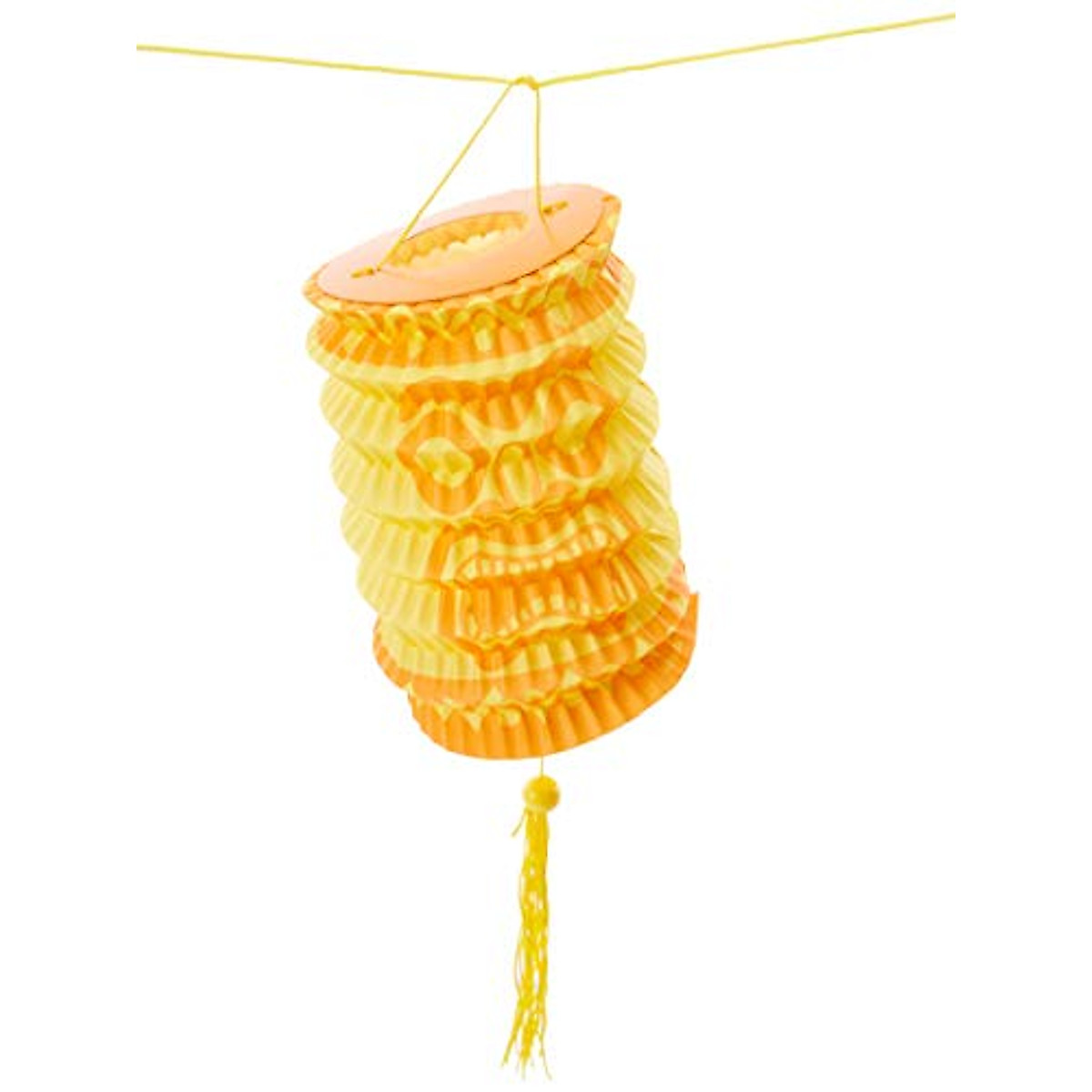 Amscan 221047 Tiki Island Lantern Garland, 12 Ft., Multicolor, 1 Pc