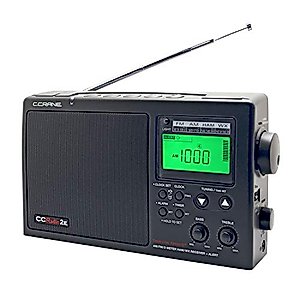 C. Crane CCRadio-2E Enhanced Portable AM FM Weather and 2-Meter Ham Band (Black) CC2BE