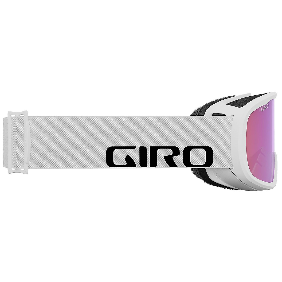 Giro Cruz Ski Goggles - Snowboard Goggles for Men, Women & Youth - Anti-Fog - OTG - White Wordmark Strap with Yellow Boost Lens