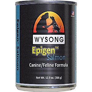 Wysong Epigen Salmon Canine/Feline Canned Formula Dog/Cat/Ferret Food, Twelve- 12.9 Ounce Cans