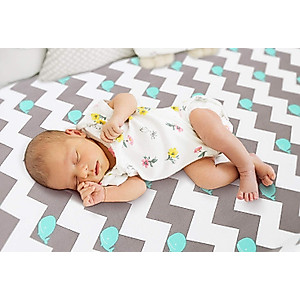 COSMOPLUS Knitted Crib Sheet Set 2 Pack Stretchy Crib Sheets for Boys Girls,Universal Knit Fitted for Standard Baby Toddler Crib,Whale/Cloud