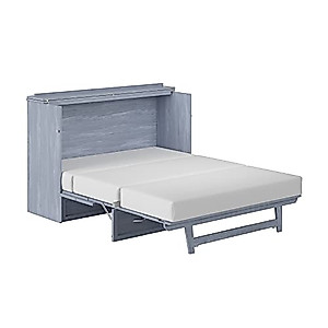 AFI, Northfield Murphy Bed Chest, Queen, Driftwood