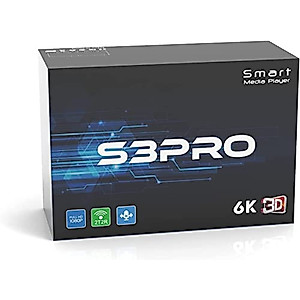 Paioisl New 2023 S3 PRO Android 9 32GB Smart TV Box 6k Ultra HD Built-in Voice Control System