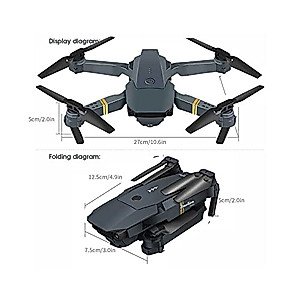 Remote Control Drones with Camera for Adults 4K, Flying Toys with 3-level Flight Speed 4 Channel Drones for Kids 8-12 with Camera Rc Plane Helicopters for Kids Cool Stuff Gifts for Men (Black)