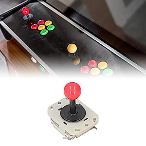 Arcade Joystick, 50 Million Taps Lightweight Portable Comfortable Grip Simple Operation Arcade Buttons for Household for Recreational Machines
