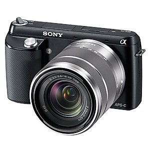 Sony NEX-F3K/B 16.1 MP Mirrorless Digital Camera with 18-55mm Lens (Black)