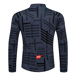 sponeed Mens Road Bike Jersey Cycling Tights Quick Dry Pockets Bicycle Kit 4D Padded Set L Grey Multi